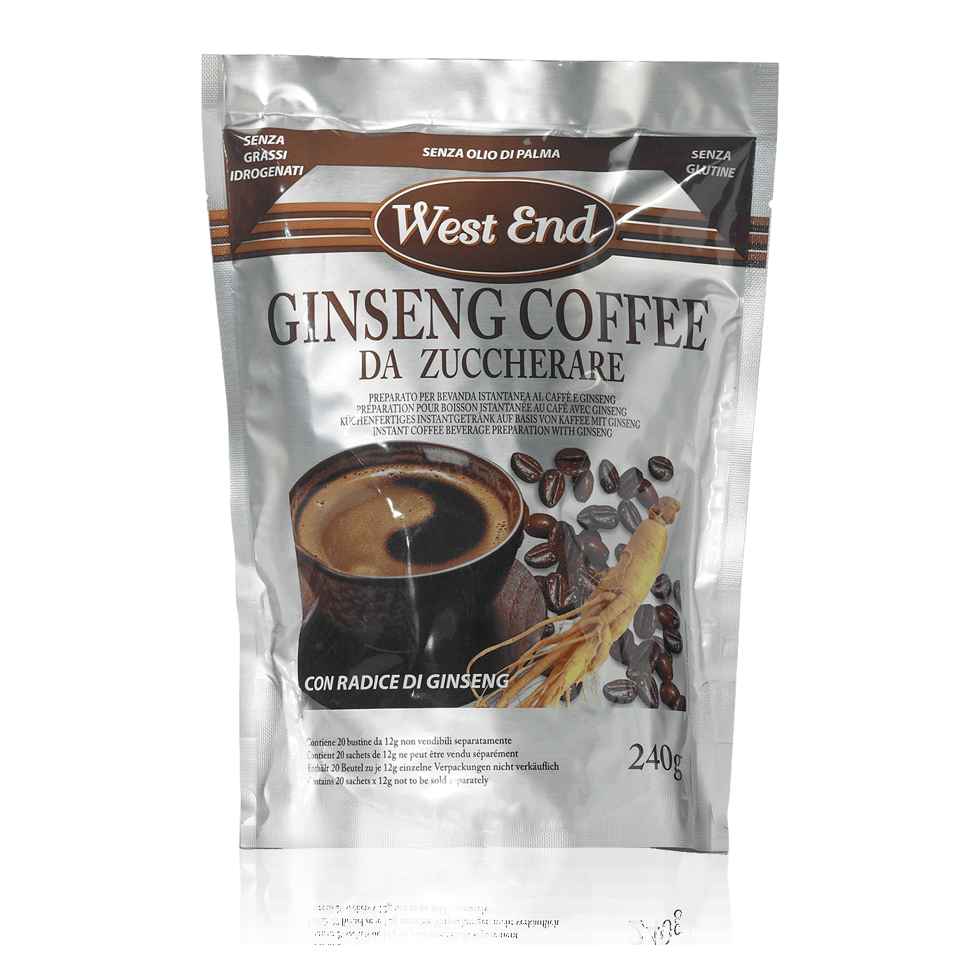 Ginseng Coffee unsweetened – West End Coffee